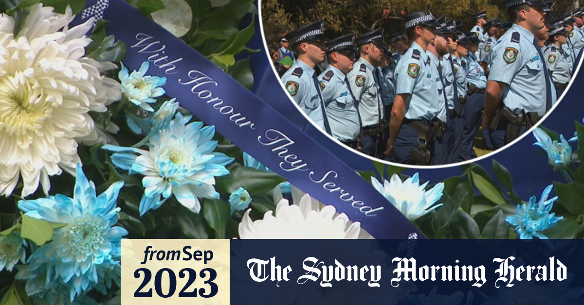 Video: Fallen officers honoured at National Police Remembrance Day