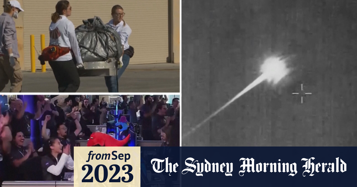 Video: NASA's first asteroid samples land on Earth after release from ...