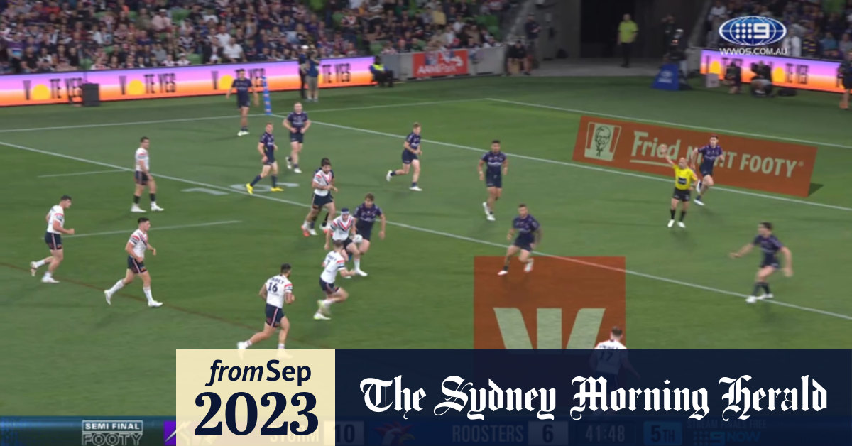 Video: NRL Highlights: Storm v Roosters - Finals Week 2