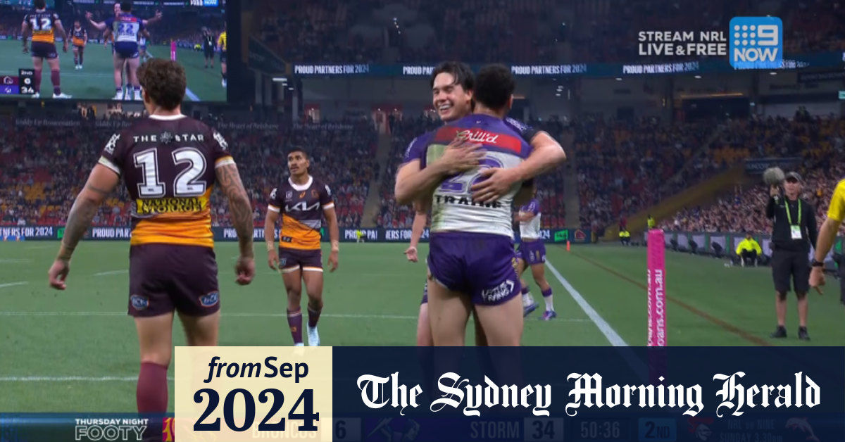 Video: NRL Highlights: Broncos v Storm - Round 27