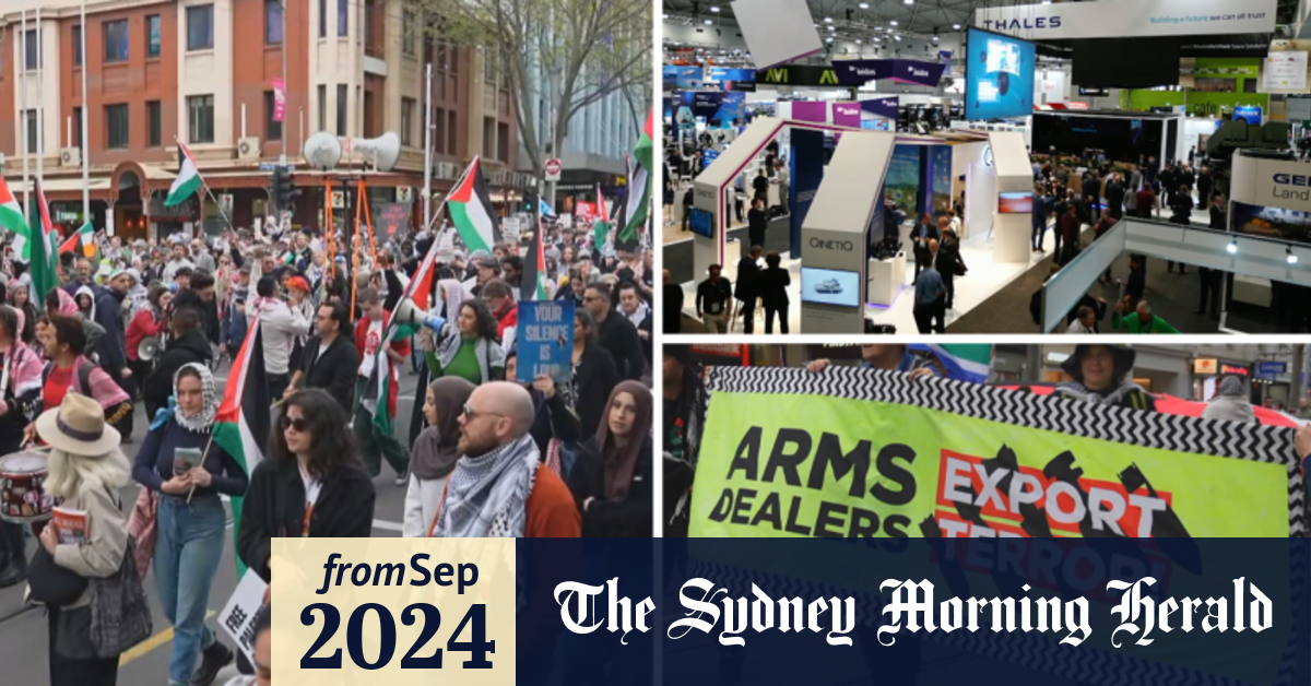 Video: Clashes over weapons protest