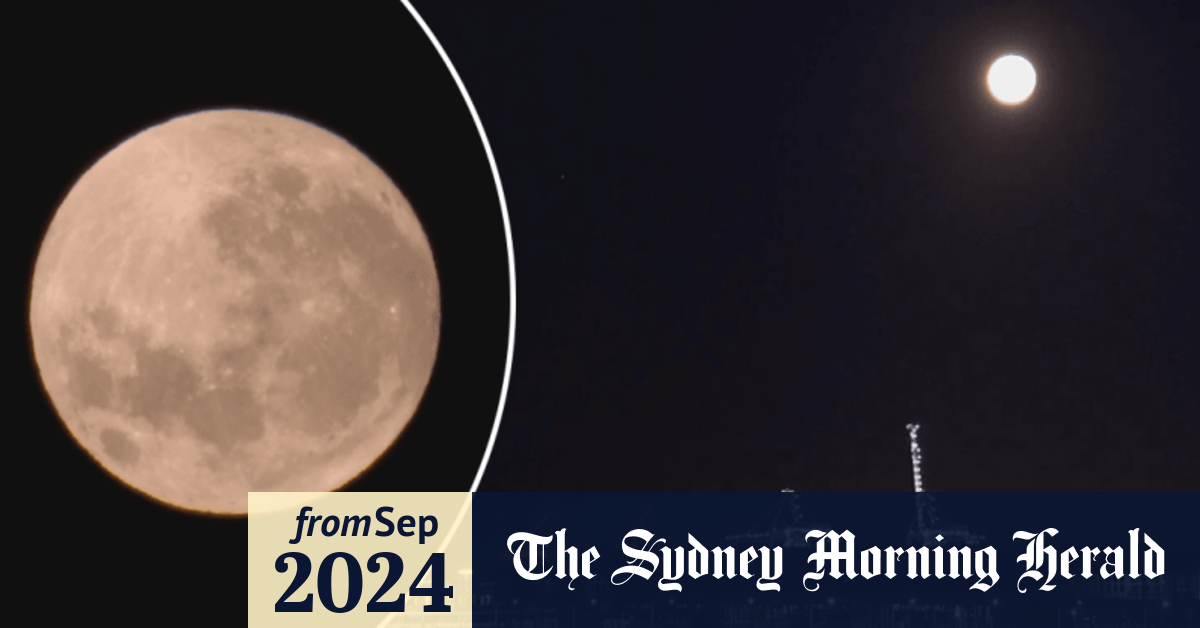Video: Biggest supermoon of the year set to light up skies