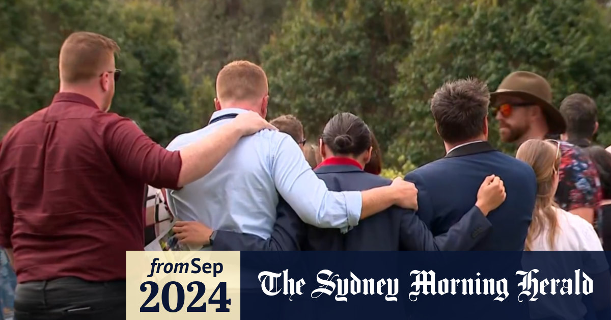 Video: Brothers killed in own home farewelled in memorial service