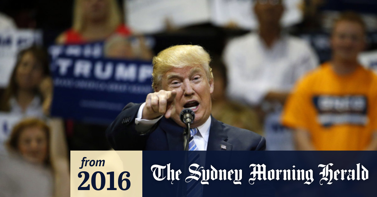 Angry Donald Trump hits out at 'sleaze' media