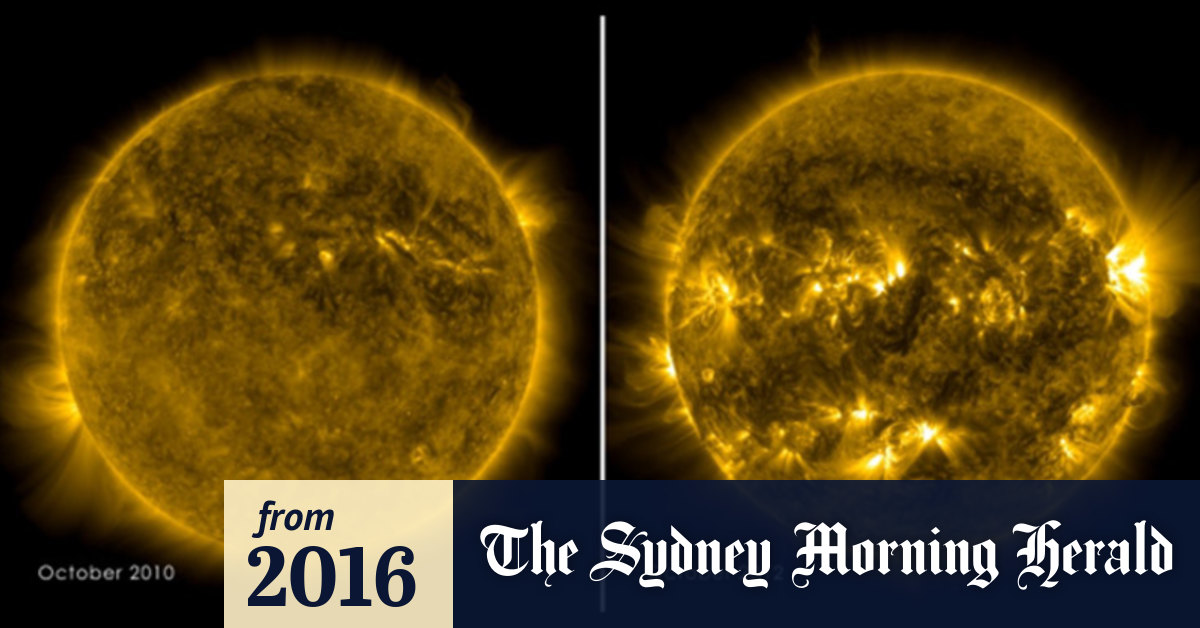 Video: What an active Sun looks like