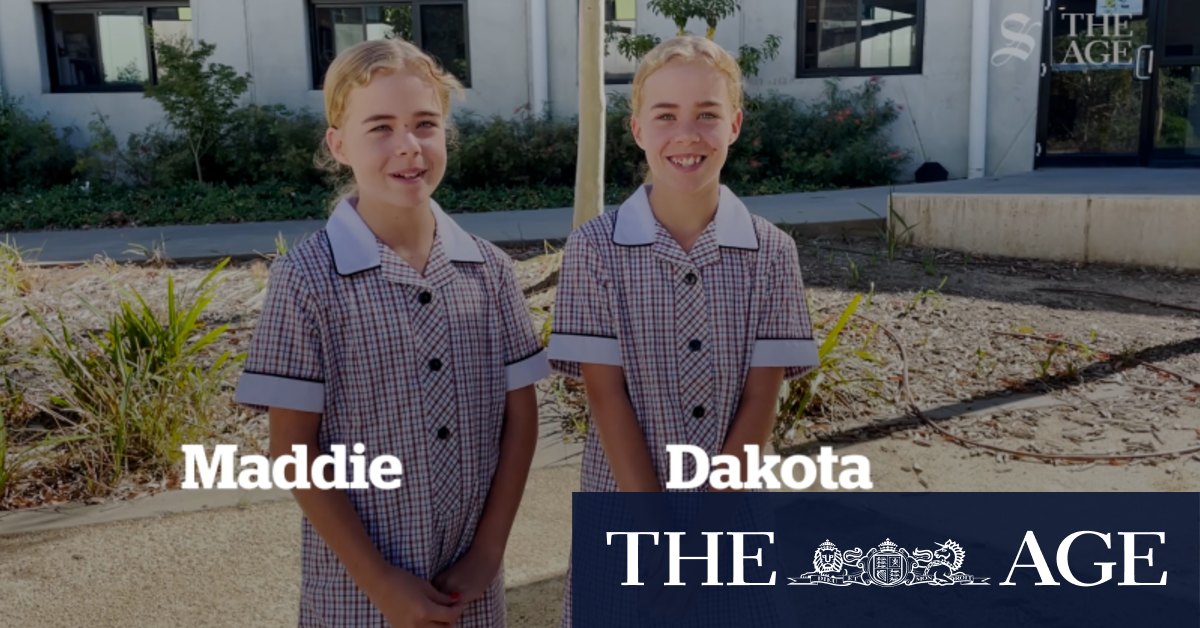 Video: Six sets of twins at Melba College
