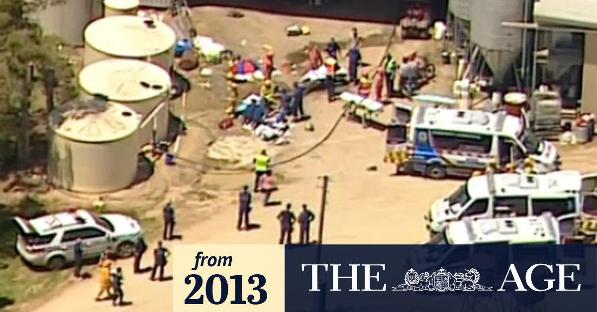 Video: Nine injured in dairy farm accident