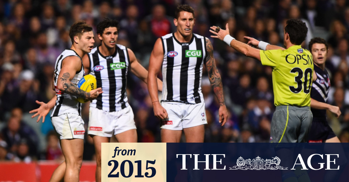 Next three matches crucial to Collingwood's top four hopes