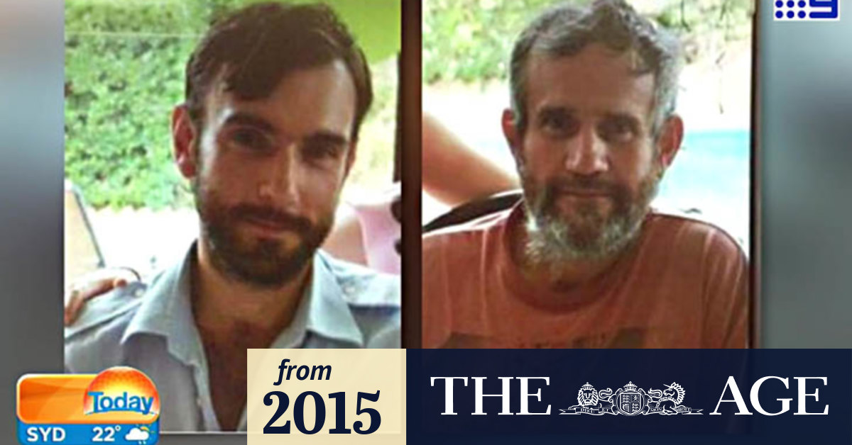 Video: Police hunt father and son fugitives