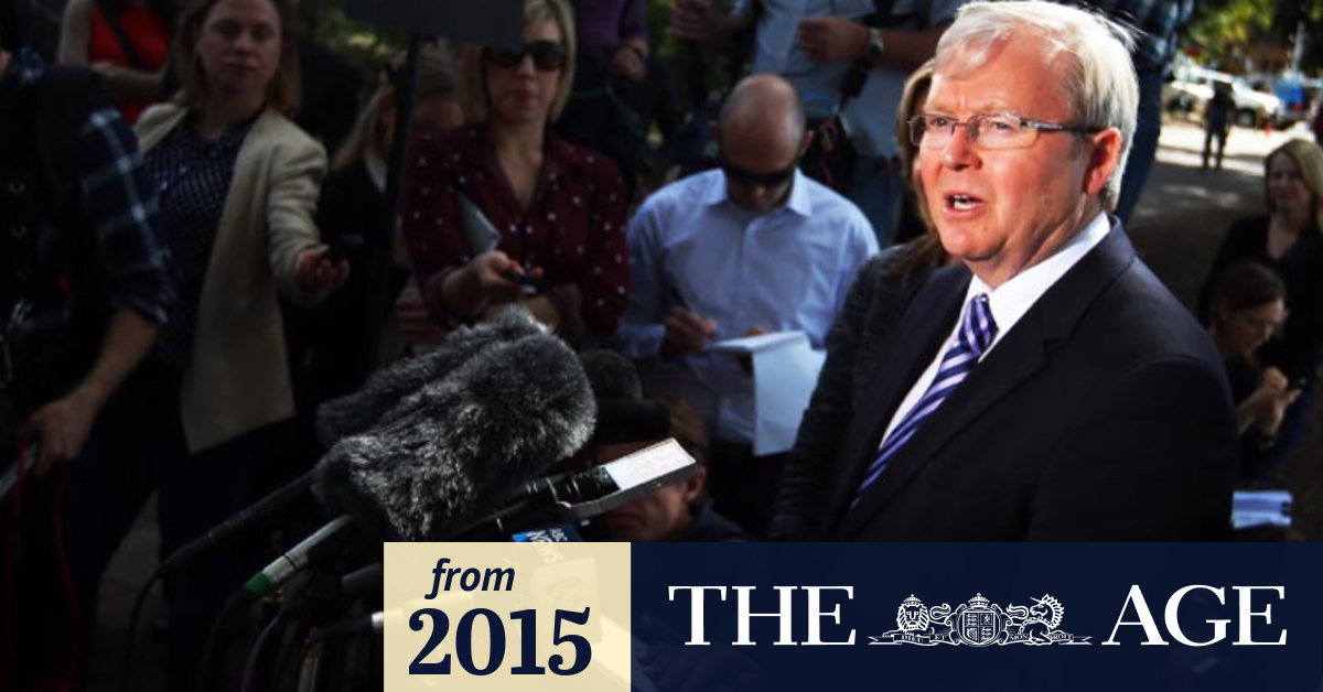 Video: Rudd's eight years since he was 'Kevin-07'