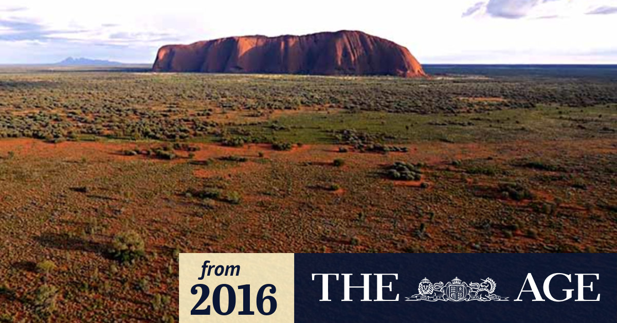 Video: Bird's-eye view of Uluru