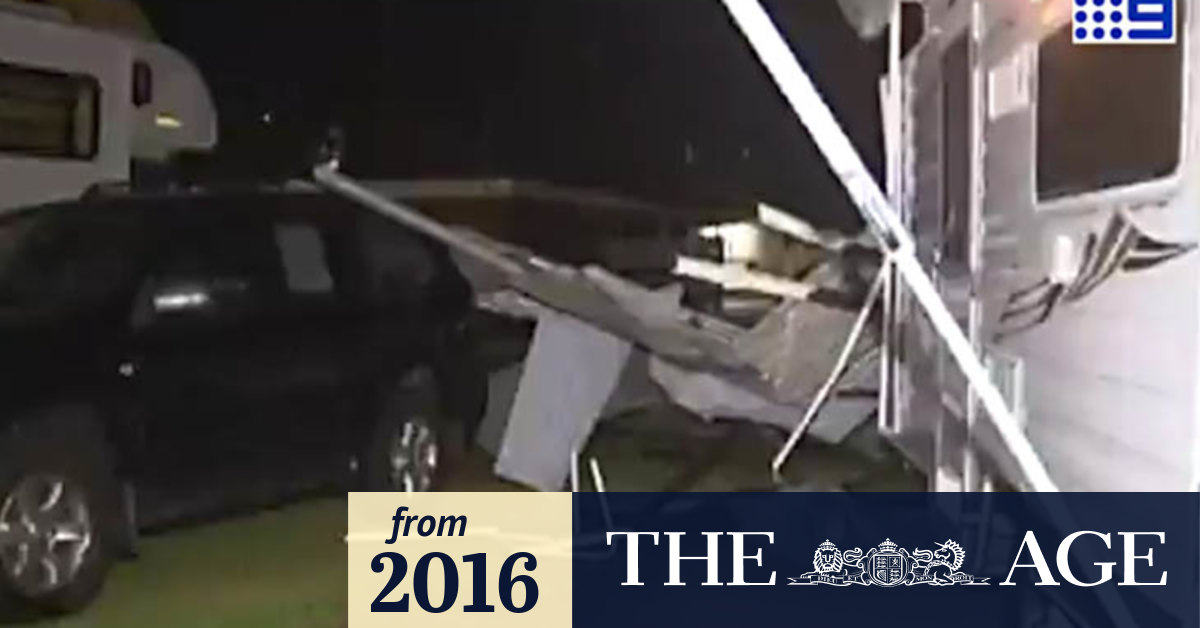 Video: Flash storm was 'ferocious'