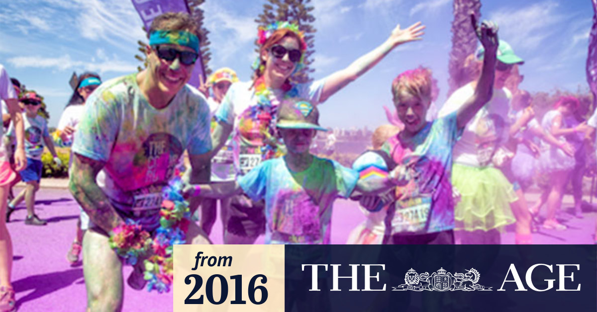 Video: Perth Color Run highlights
