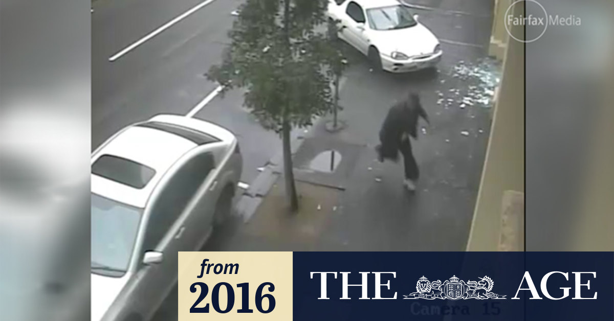 Video: CCTV captures car and pedestrian crash