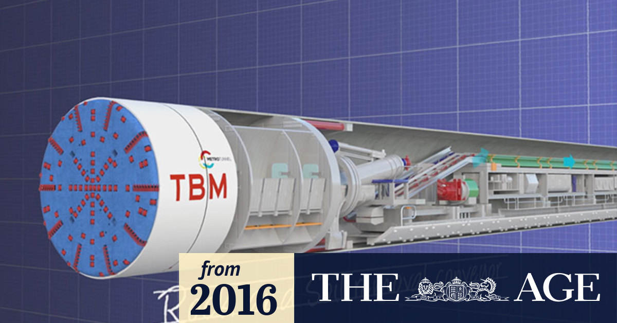 Video: Metro Tunnel's giant boring machines