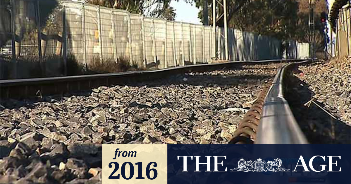 Video: Man saved after falling onto train tracks