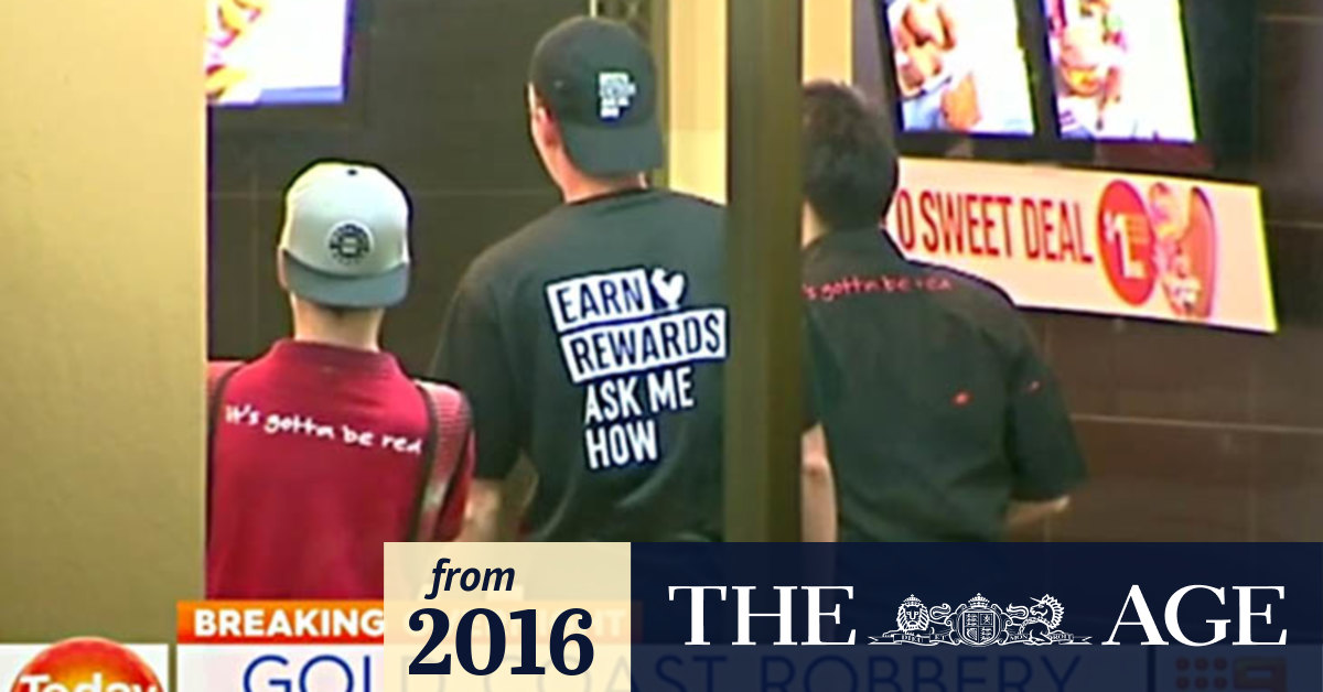Video: Red Rooster robbed at gunpoint
