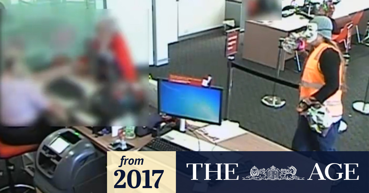 Video: CCTV: Armed robbery at Laverton Bank