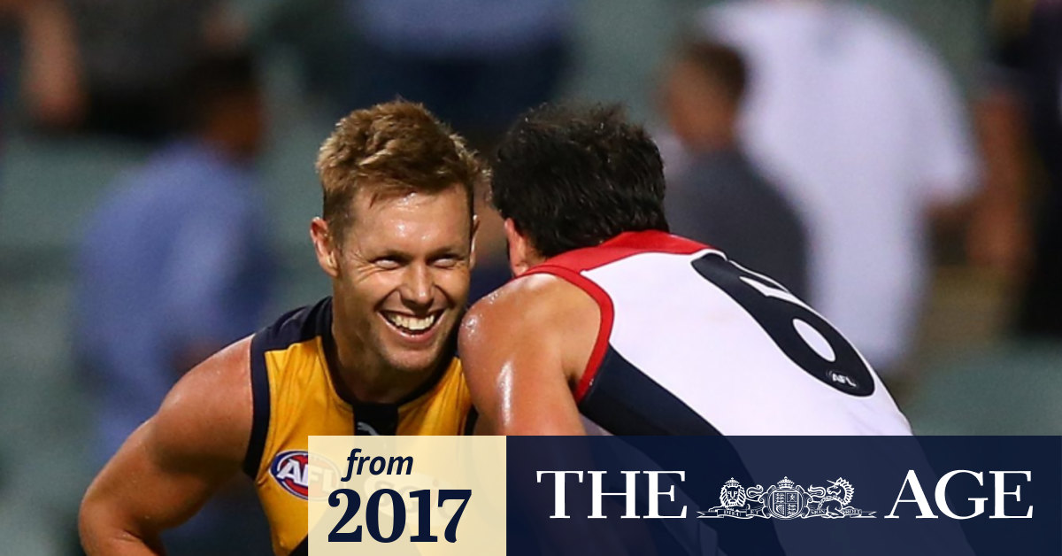 Sam Mitchell all smiles as West Coast hold off Melbourne in JLT clash