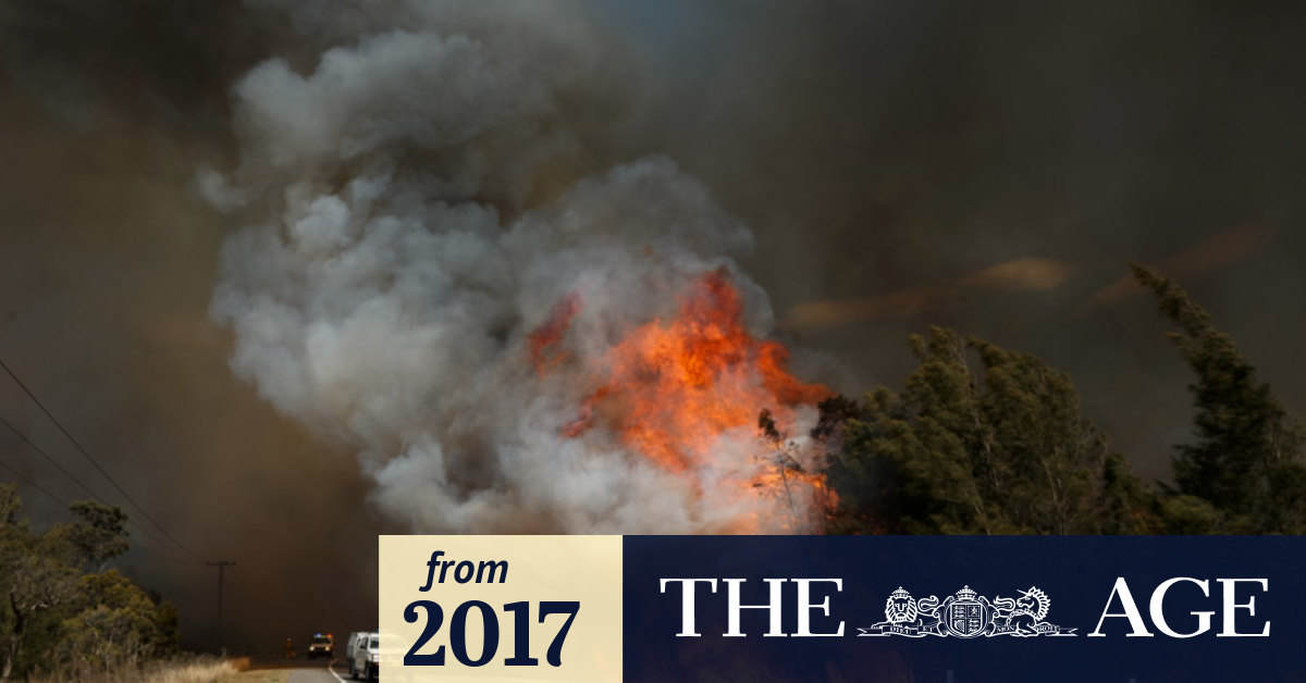 Victoria bushfire map