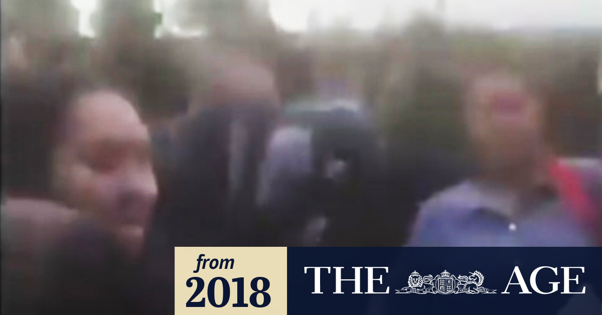 Video: Violent school brawl caught on camera