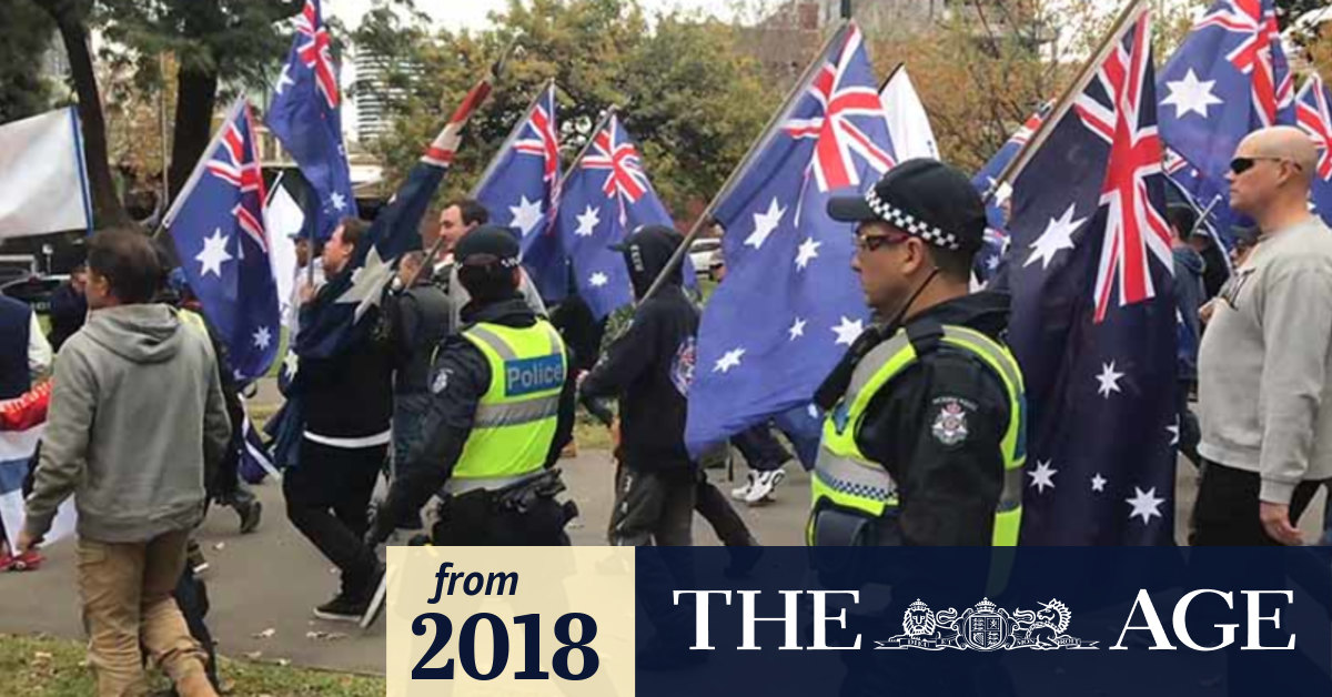 Video: Right-wing group marches through Melbourne