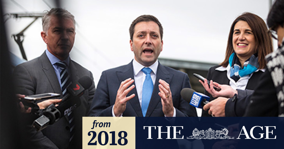 Video: Matthew Guy promises rail line extension to south-east