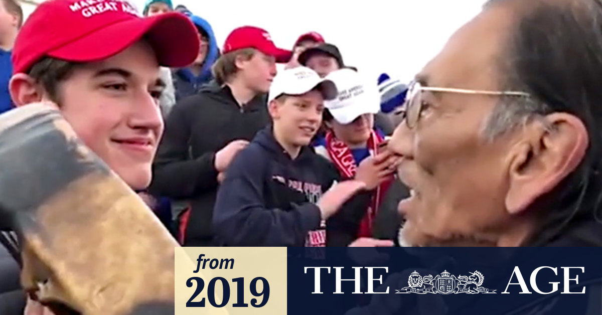 Video: School releases apology after students mock Native American