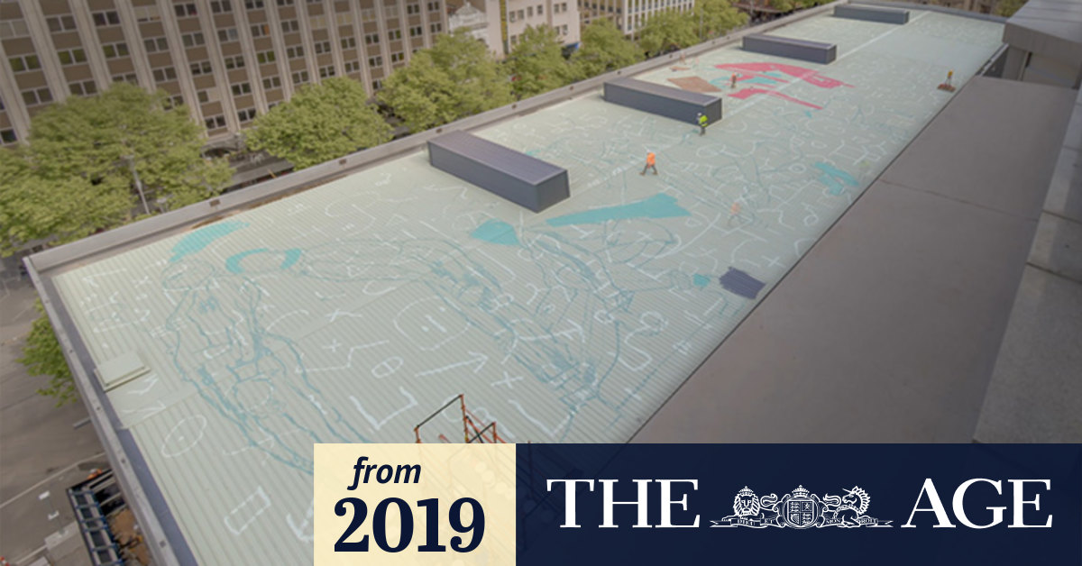 Video: Melbourne's new mural