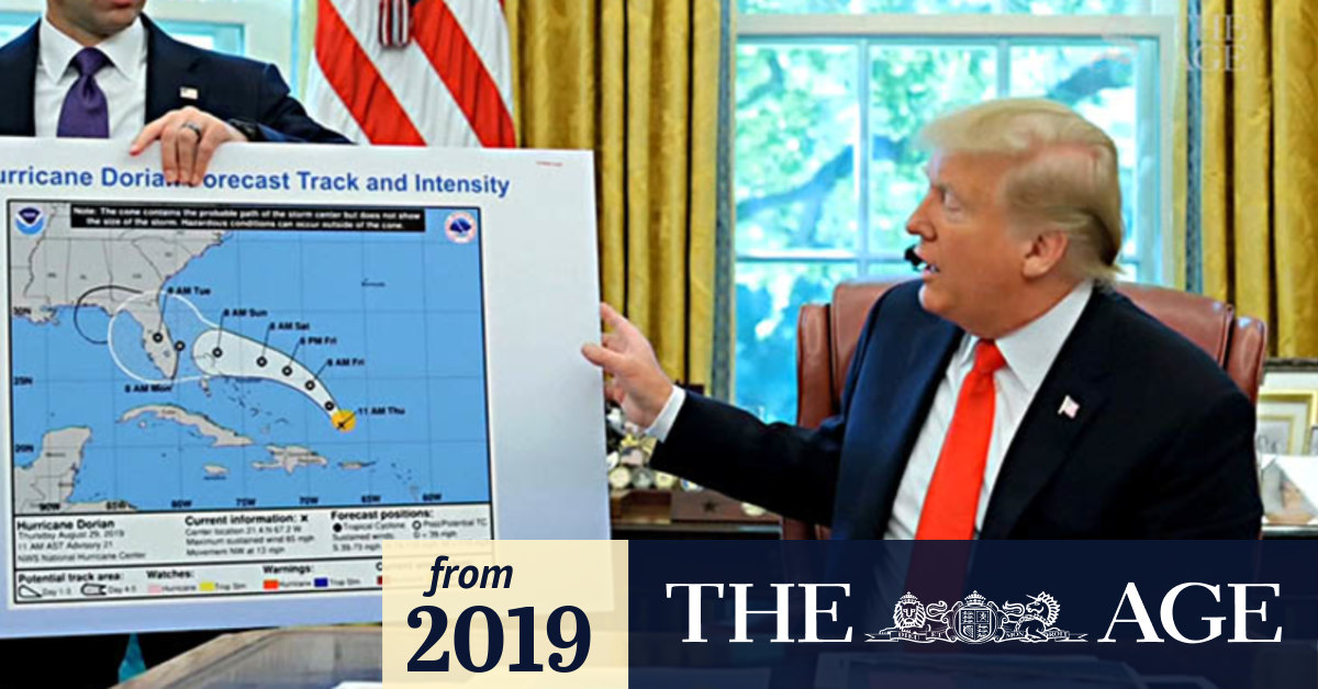 Video: Sharpie-gate? Trump shows altered hurricane map