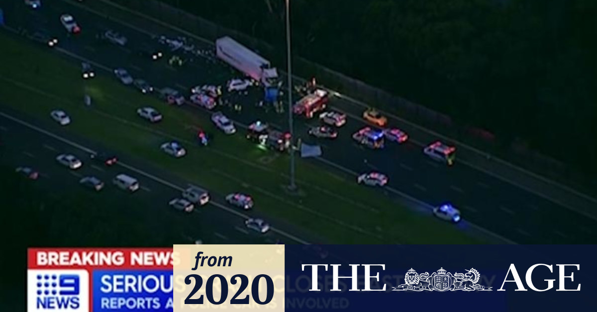 Video: Serious crash on Eastern Freeway