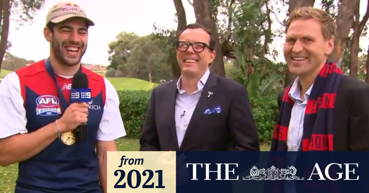 Video: What Petracca told Gawn after being thrown down by Daniel