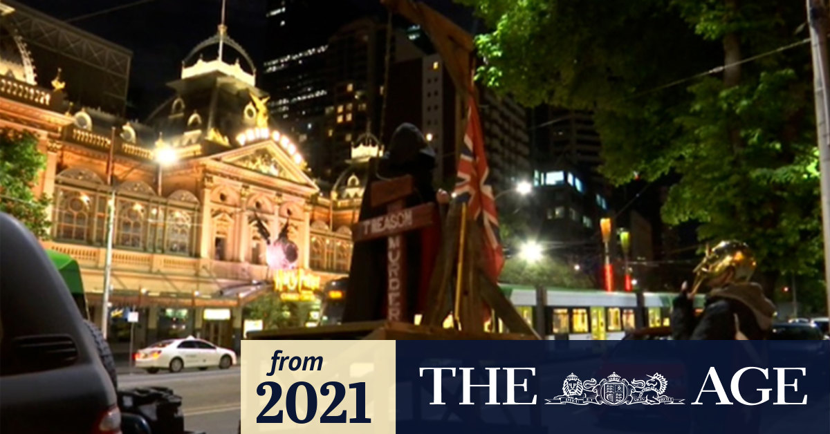 Video: Angry scenes at Victoria protests