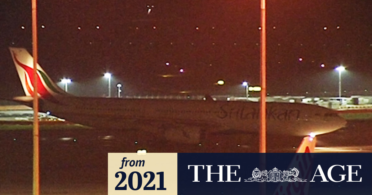 Video: First international flight lands after two-month hiatus