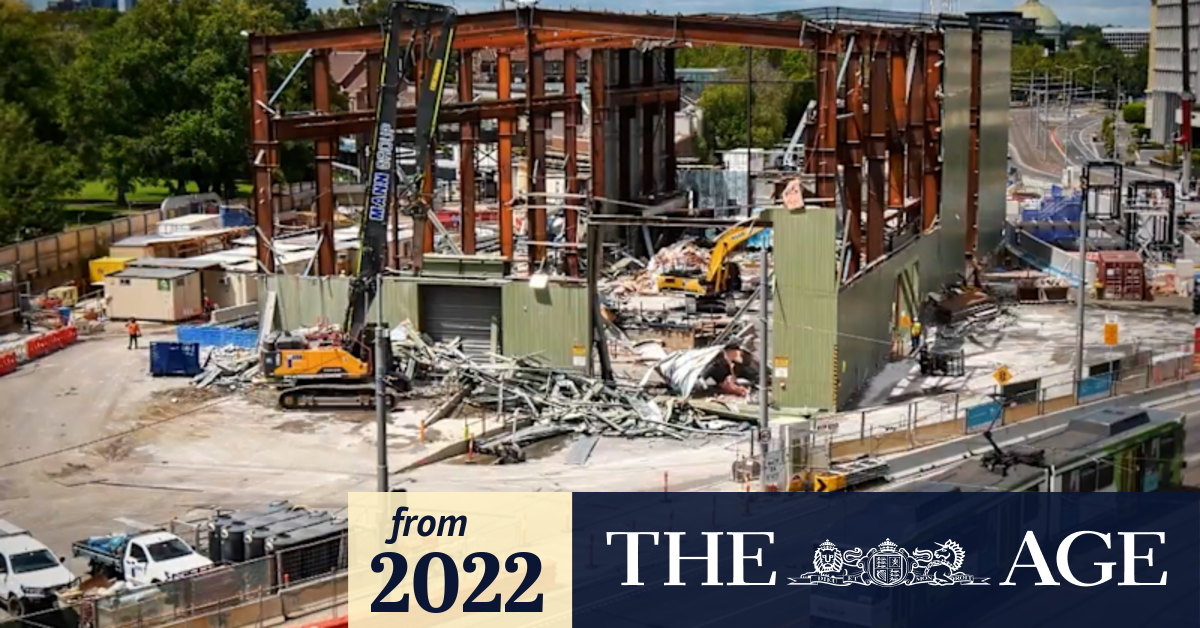 Video: Anzac station construction