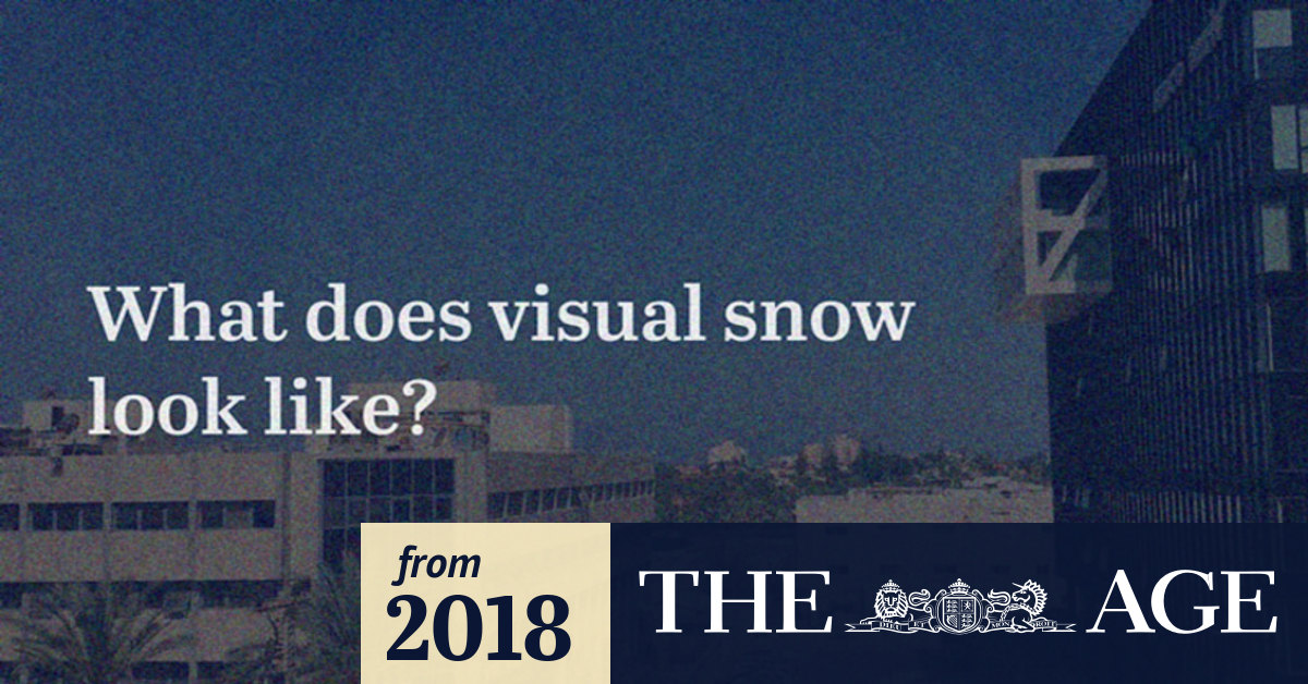 Video: What does visual snow look like?