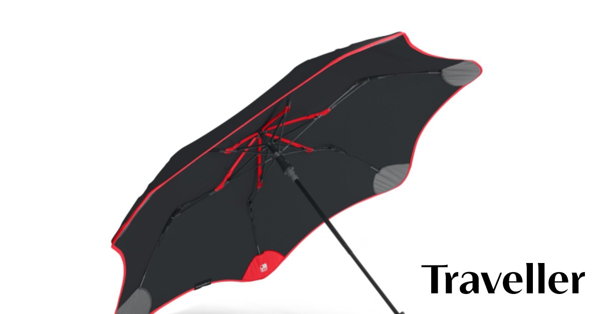 Innovative umbrellas that resist wind, cover you better and are ...