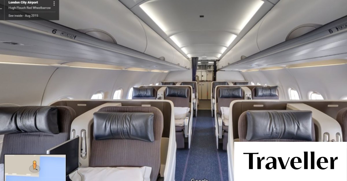 Inside British Airways business-only flight with virtual Google Maps ...