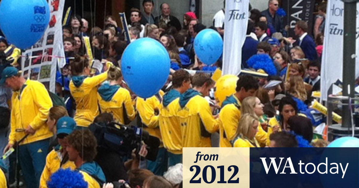Video: Perth welcomes the Australian Olympic team