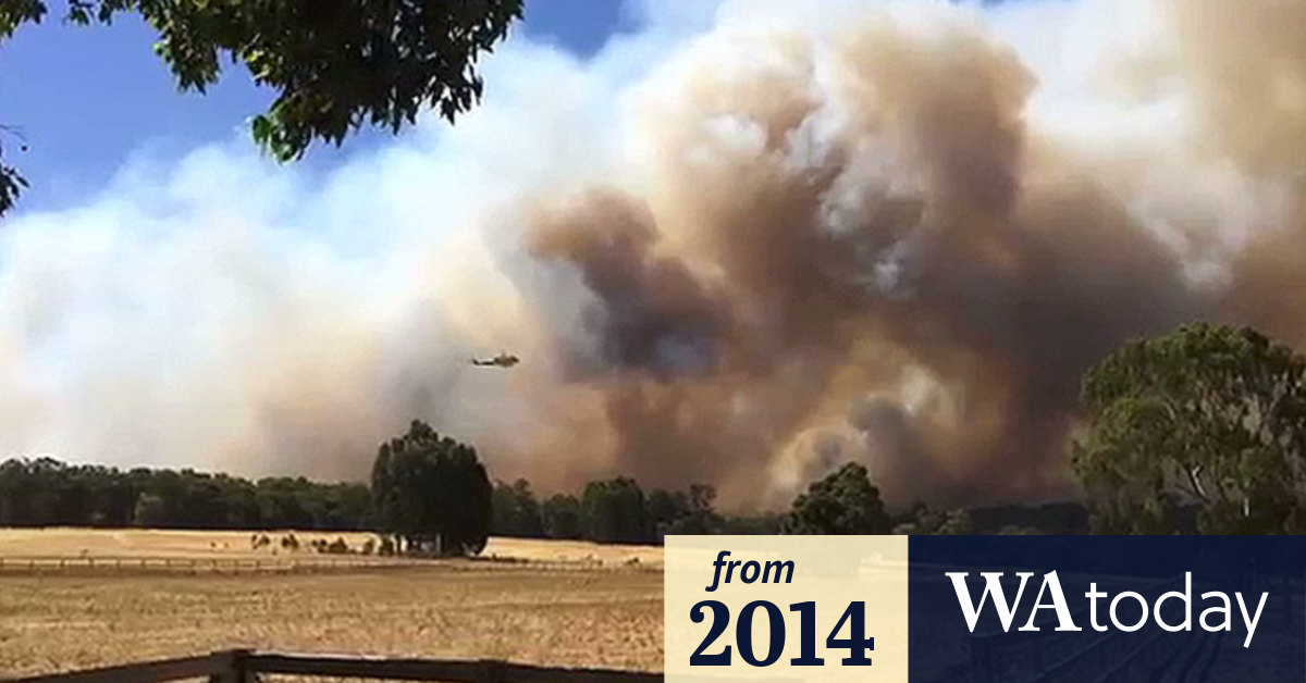Video: Bushfire in Perth Hills