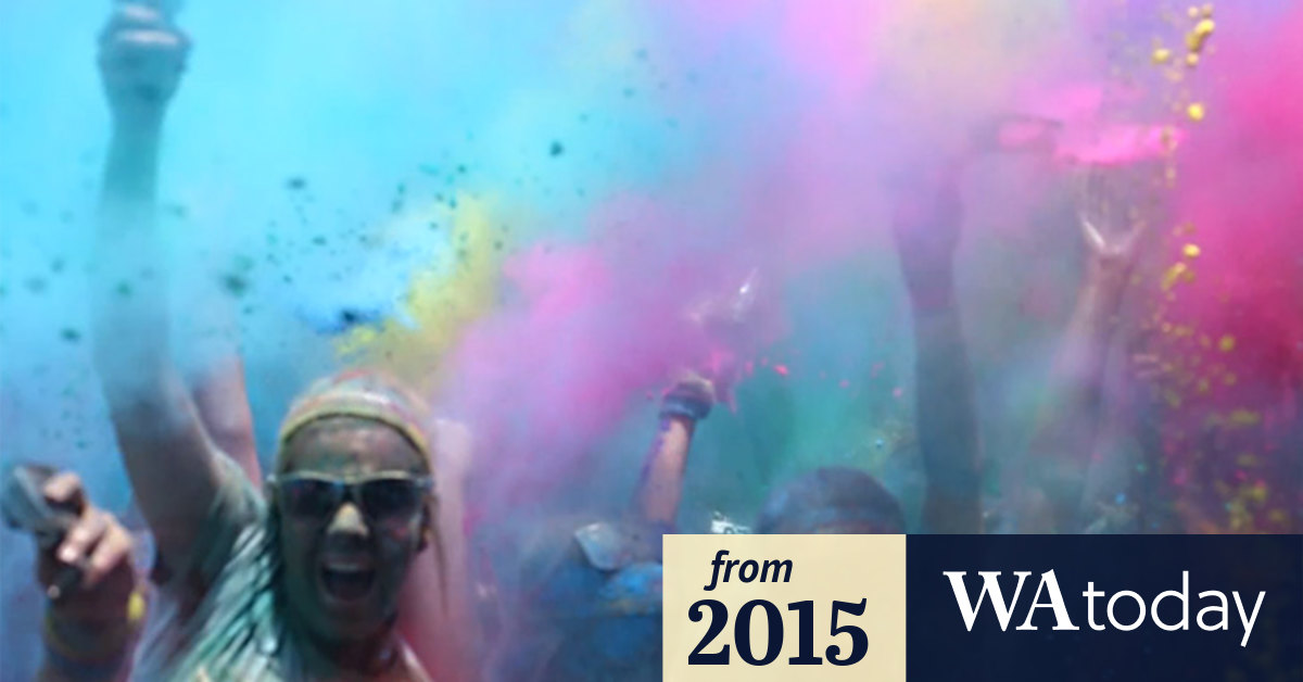 Video: Perth Color Run highlights