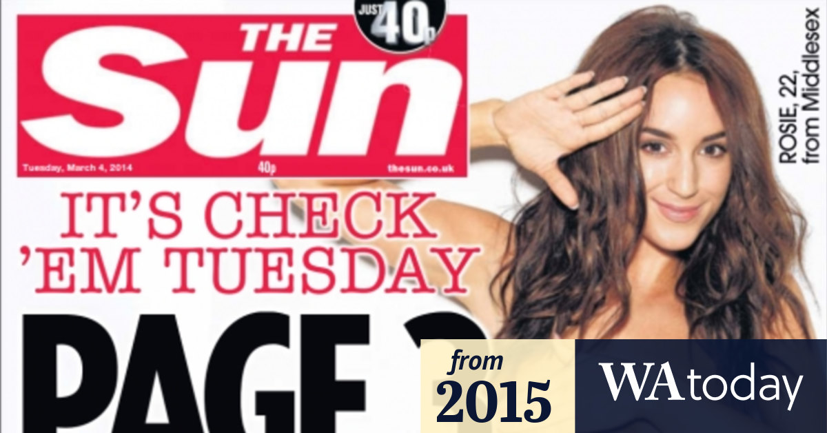 Has The Sun newspaper quietly dropped Page 3 girls?