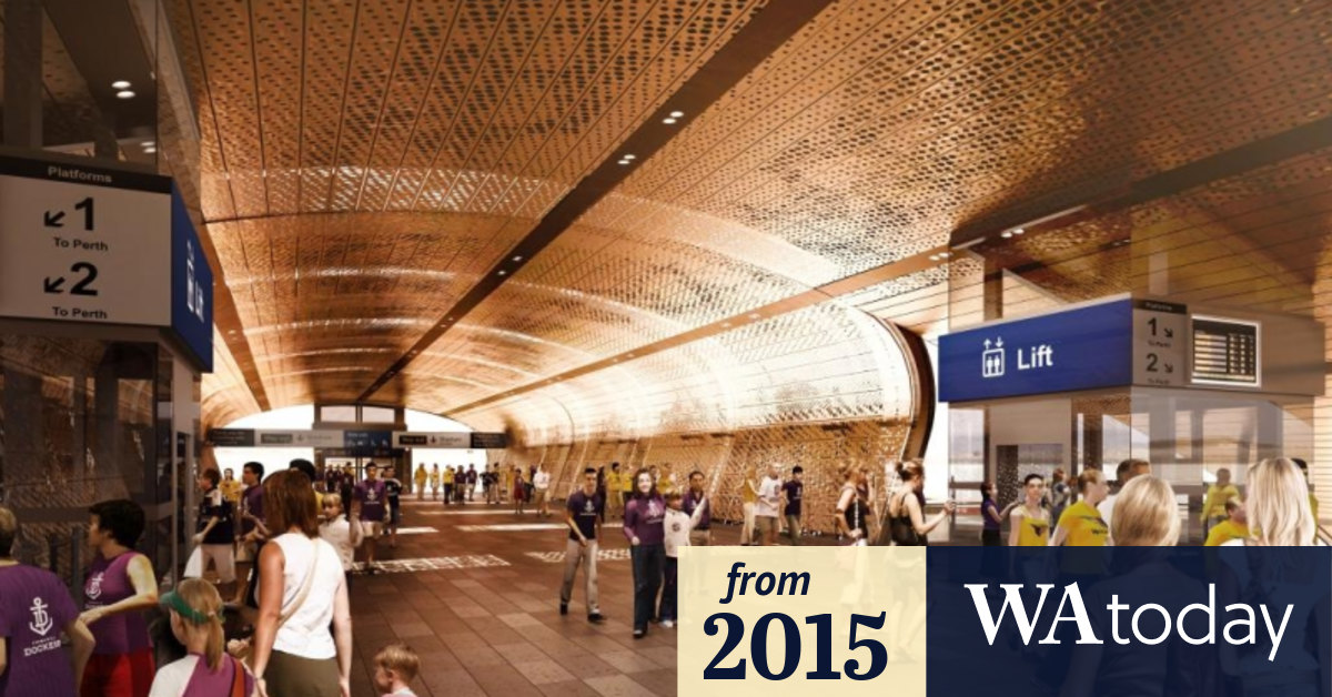 Perth Stadium train station: sneak peek at design
