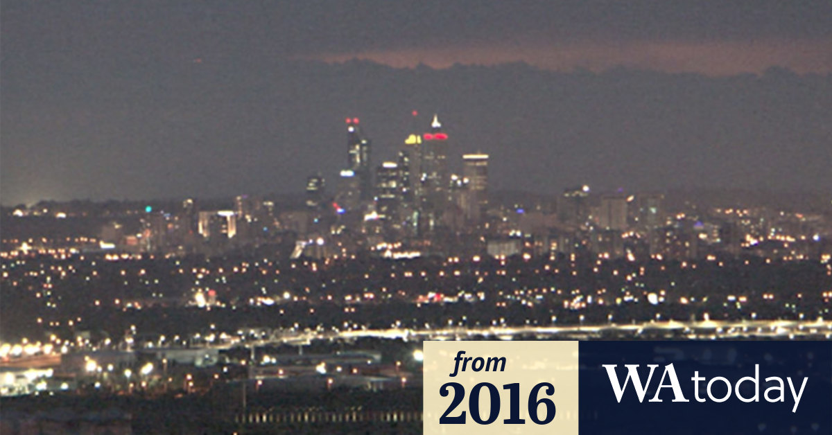 Video: Australia Day: Sky show view from the Perth Hills