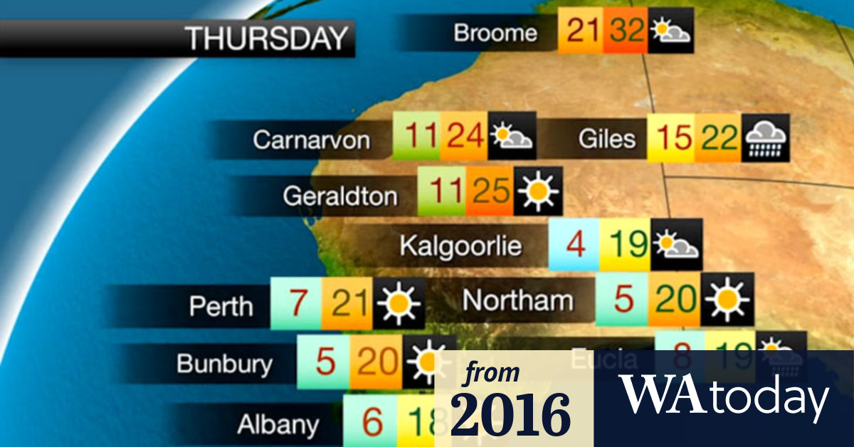 Video: Perth early winter forecast