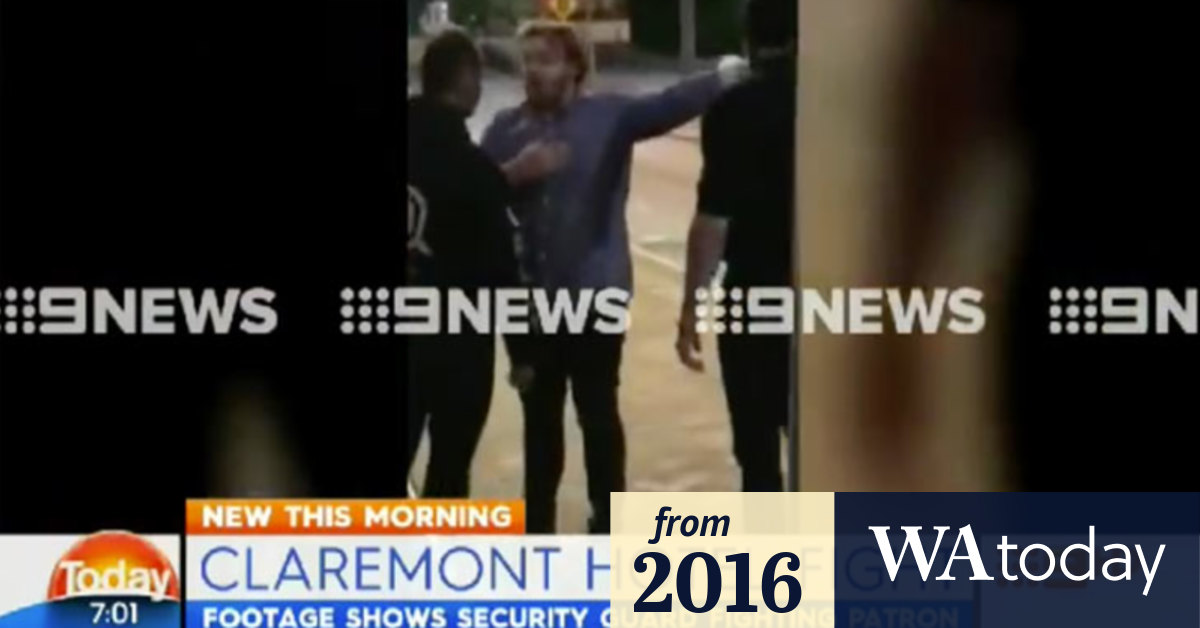 Video: Claremont Hotel fight caught on camera
