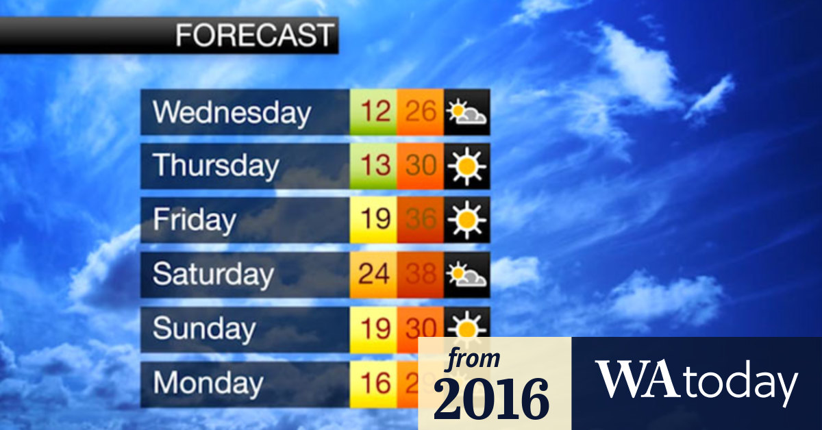 Video: WA Weather: Perth to heat up again?