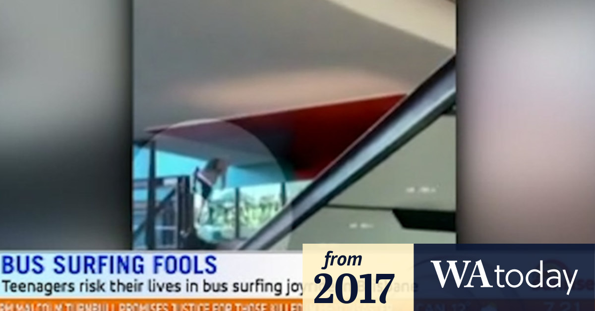 Video: Video of bus surfing teens emerges