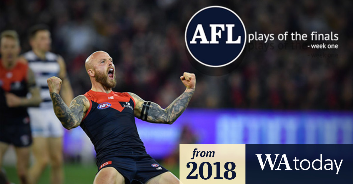Video: AFL plays of the finals - week one