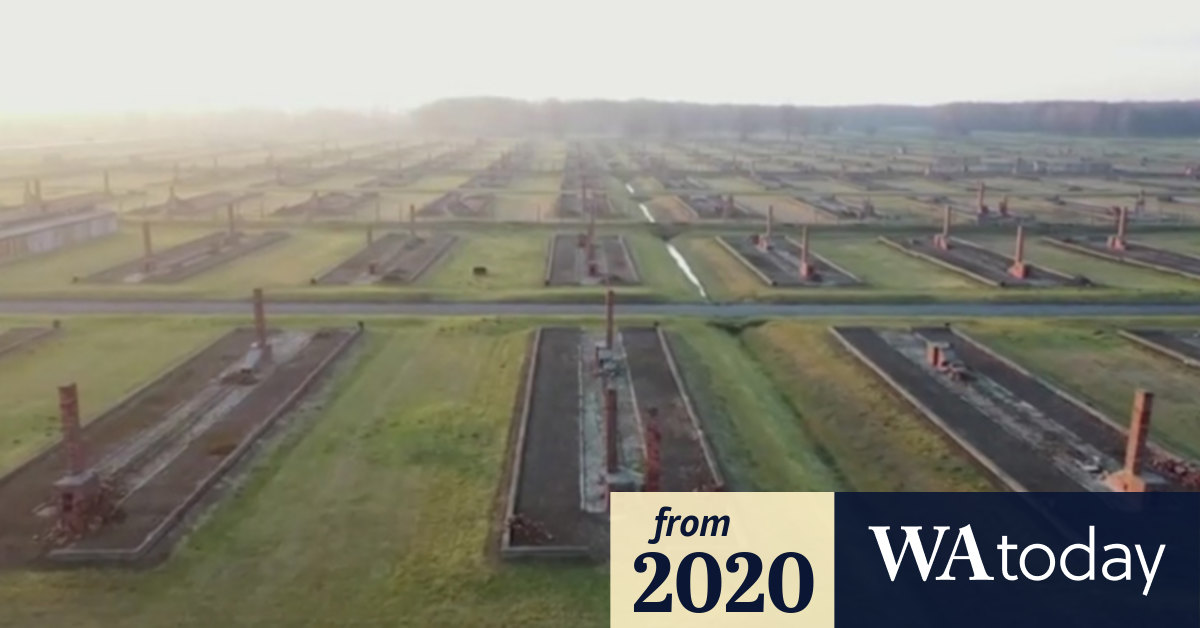 Video: An aerial view of Auschwitz-Birkenau